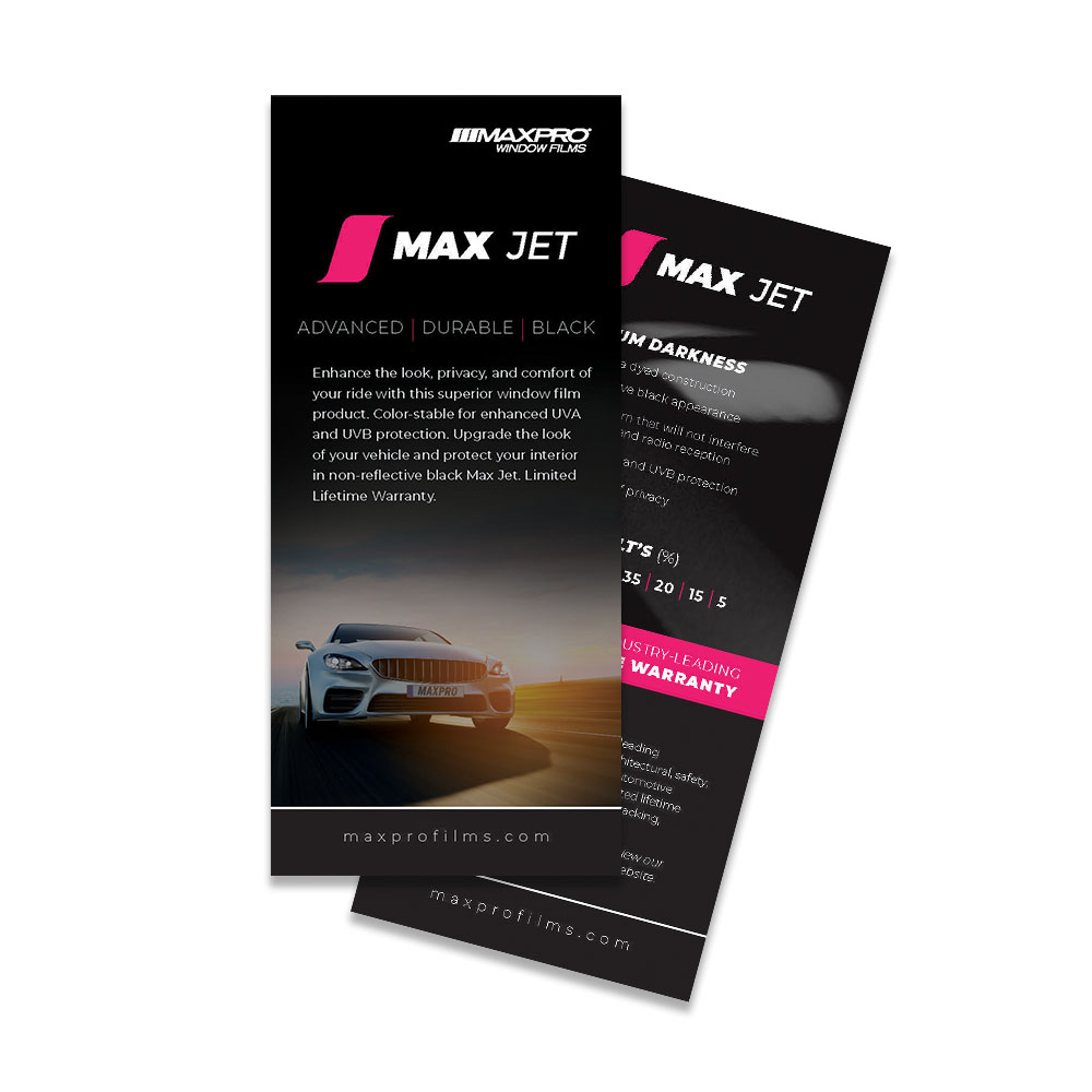 maxprofilms.com: Rack Card